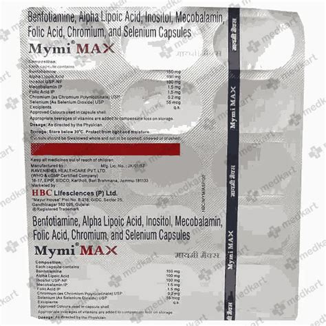 Mymi Max Capsule 15s Price Uses Side Effects And Substitutes Medkart