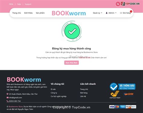 Source Code Website Bán Sách Code Php And Mysql Mô Hình Mvc Code đồ