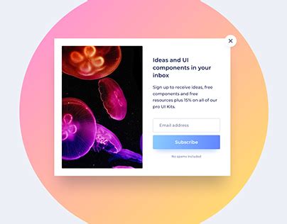 Modal UI Pop Up Projects Photos Videos Logos Illustrations And Branding Behance
