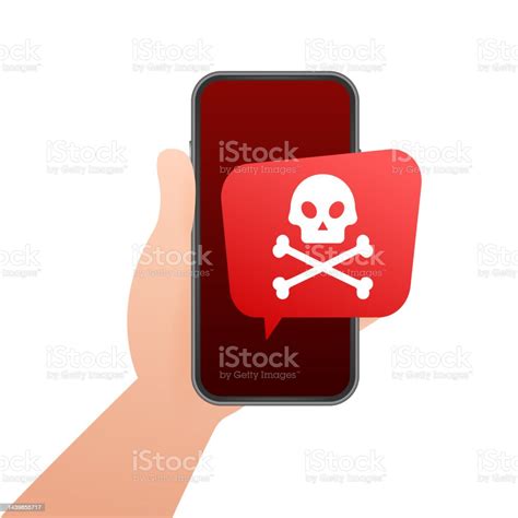Danger Symbol Vector Illustration Virus Protection Computer Virus Alert