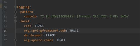 Spring How To Set Sprint Boot Camel Logging Level Stack Overflow
