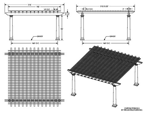 Custom Cad Models And Designs Trellis Structures
