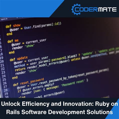 Codermate On Linkedin Rubyonrails Softwaredevelopment Innovation Efficiency