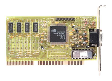 Videocard Virtual Museum Cirrus Logic Cl Gd5424 Eval Board Videocard Virtual Museum