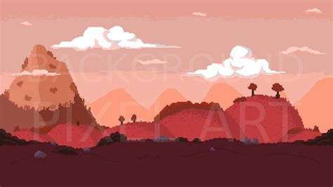 10 Parallax Pixel Art Backgrounds Pack 1 By Arludus