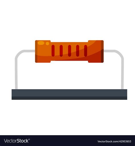 Resistor Electrical Engineering And Electronics Vector Image