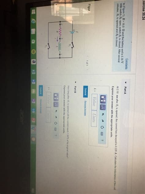 Solved xercise Part A in Figure R Ωand the Chegg com