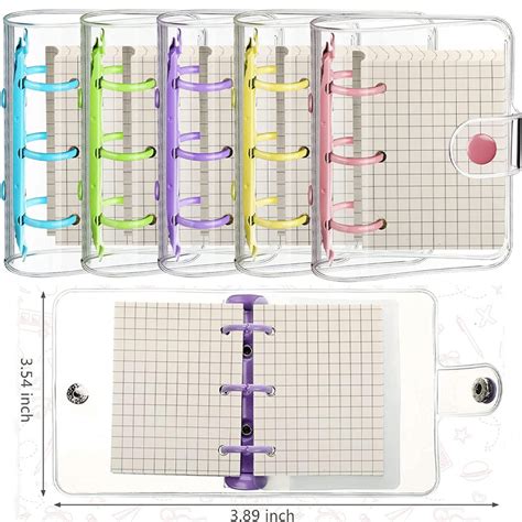 3 Ring Binder Notebook With Inner Refills Kawaii Loose Leaf Binder Diary Journal Notebook Daily