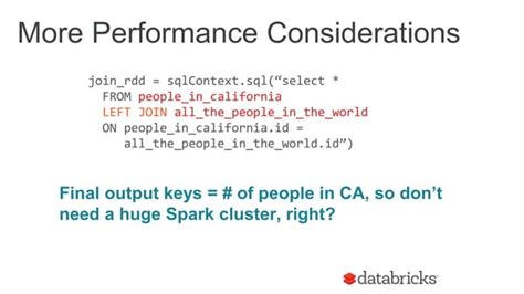 optimizing apache spark sql joins