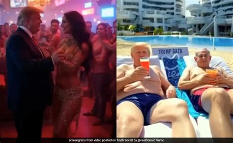 How Gaza May Look After Us Takeover Trump Shares Ai Visualisation