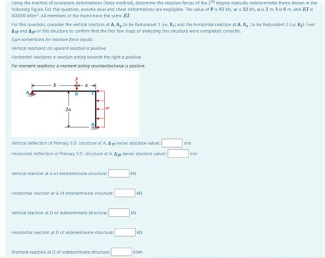 solved using the method of consistent deformations force