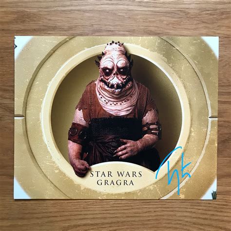 Toby Longworth Voice Actor Of Gragra 8x10 Autographed All The Cool