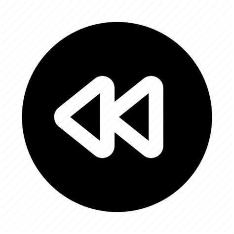 Back Forward Double Arrow Rewind Left Icon Download On Iconfinder