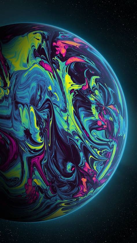 Abstract Planet Wallpaper