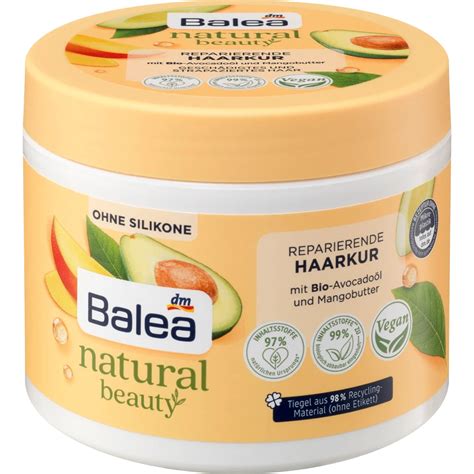 Balea Natural Beauty Repairing Hair Mask 300 Ml Glownshine Lb