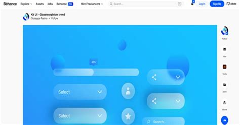 best glassmorphism websites of 2025 18 examples