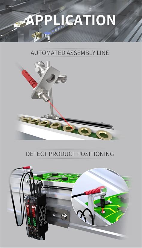 Gtric Matrix Fiber Optic Sensor 100mm Diffuse Wide Screen Sensor Fiber Optic Cable Sensor Probes