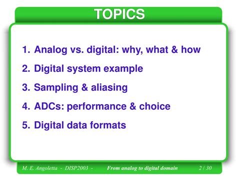 Ppt From Analog To Digital Domain Powerpoint Presentation Free Download Id4067292