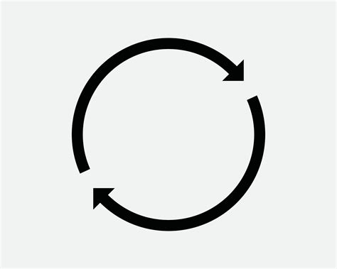 Circle Arrow Icon Repeat Recycle Refresh Cycle Round Loop Spin Reset