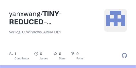 GitHub Yanxwang TINY REDUCED INSTRUCTION SET COMPUTER TRISC Verilog