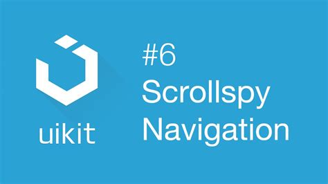 Uikit Web Framework 6 Scrollspy Navigation And Smooth Scrolling Youtube