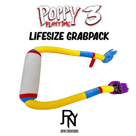 New Poppy Playtime Grabpack Purple Hand Plushie Stuffed Toy Lifesize Shopee Philippines