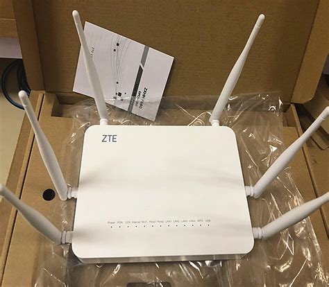 Zte Zxhn F Gpon ONU FTTH Hgu Router Model Ge Tel USB G G AC Dual Band WiFi Gpon Ont