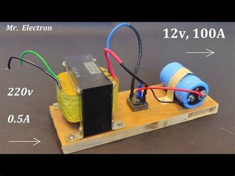 V A Dc From V Ac For High Current Dc Motor Power Supply From Ups Transformer Artofit