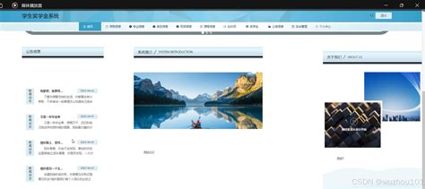 基于ssmvue学生奖学金系统【开题程序论文】 计算机毕业设计 Csdn博客