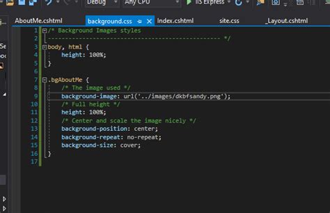 Css Razor Page Background Image Not Displaying Stack Overflow
