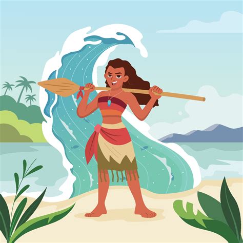 The Island Girl 24528557 Vector Art At Vecteezy