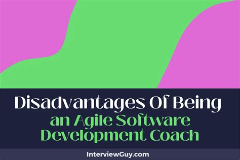 26 Disadvantages Of Being An Agile Software Development Coach Scrum