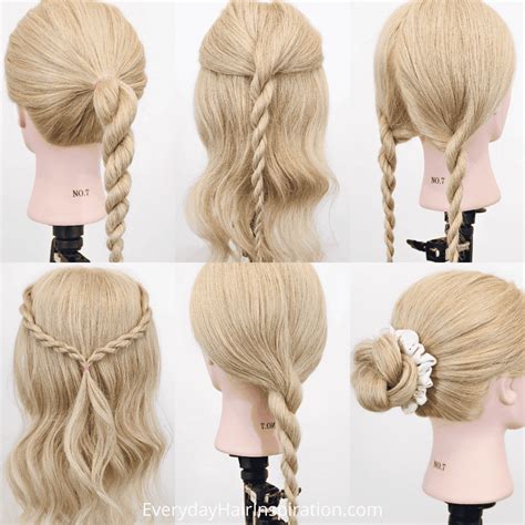 Easy Twisted Braid Rope Braid For Beginners Everyday Hair Inspiration