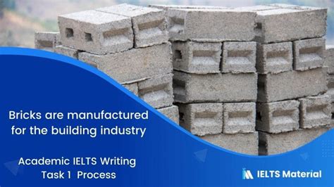 Ielts Academic Writing Task 1 Topic 02 Process By Which Bricks Are
