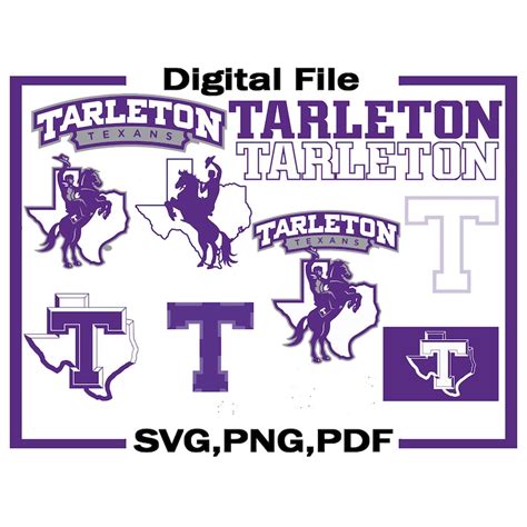 Texans Svg Tarleton University Svg Football Svg Basketball Etsy