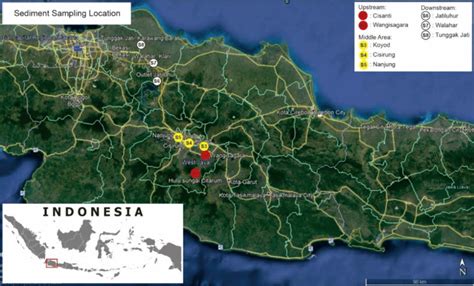 Distribution Of Sediment Sampling Point Download Scientific Diagram