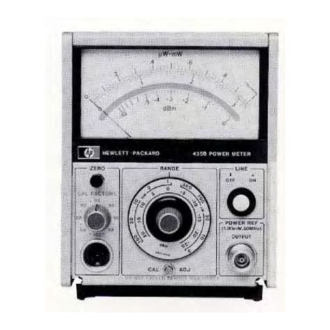 HP 435B OPERATING AND SERVICE MANUAL Pdf Download ManualsLib HP 435B OPERATING AND SERVICE MANUAL Pdf Download ManualsLib