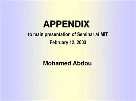 PPT APPENDIX PowerPoint Presentation Free Download ID 6755902