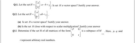 Solved Q2 ﻿let The Set H Bab