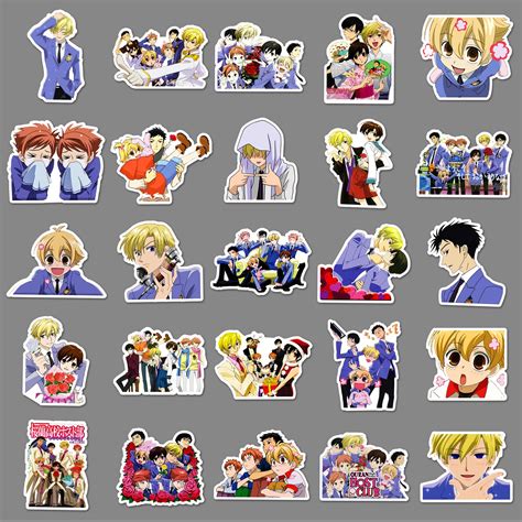 Ouran High School Host Club Stickers 1pc Random Momoko