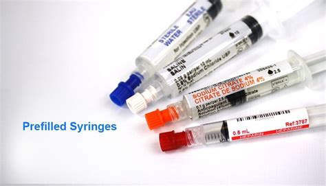 The Benefits Of Using Prefilled Syringes Such As Lower Risk Of