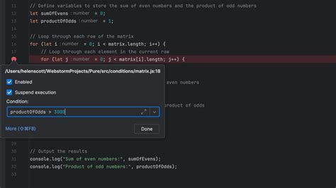 working with conditional breakpoints jetbrains guide