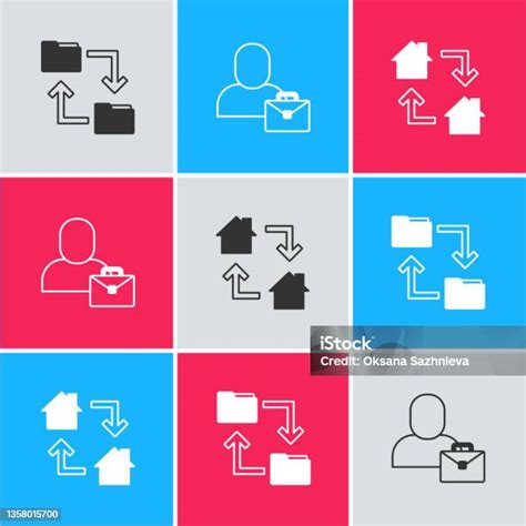 클라우드 저장소 문서 폴더 프리랜서 및 온라인 작업 아이콘을 설정합니다 벡터 가공의 인물에 대한 스톡 벡터 아트 및 기타 이미지 가공의 인물 개념 남성 Istock