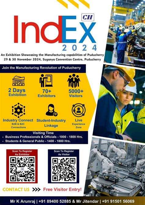 Index2024 Ciipuducherry Manufacturing Innovation Networking Exhibitors Innovate