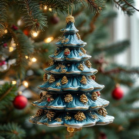 «Елка с огоньками и игрушками — картинка создана в Шедевруме