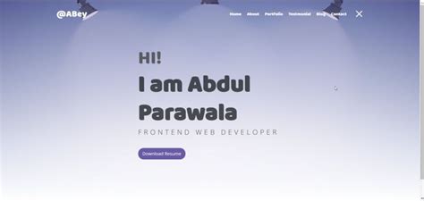 Abdul Parawala On Linkedin Frontenddevelopment Html Scss Javascript Webdesign Ui Animation
