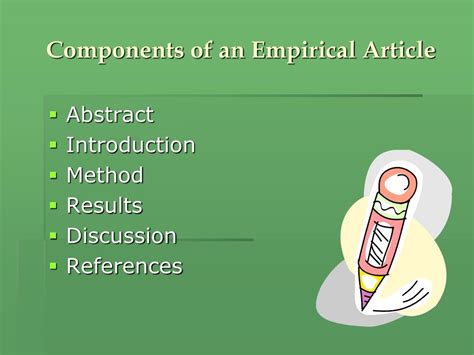 Ppt Discussion Section 5 Summarizing An Empirical Article Powerpoint