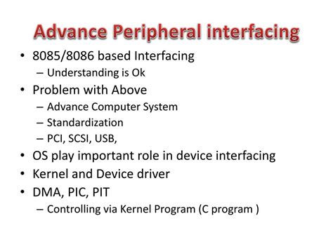 PPT Advanced Interfacing OS Driver Kernel PowerPoint Presentation ID