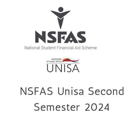 Nsfas Unisa Second Semester 2025 Za