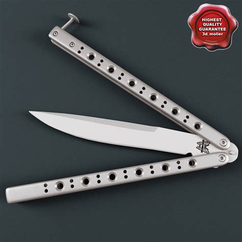 Butterfly Knife Free 3d Model Fbx Free3d